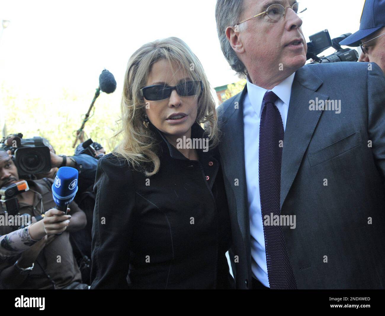 Diandra Douglas arrives at Manhattan federal court for the sentencing ...