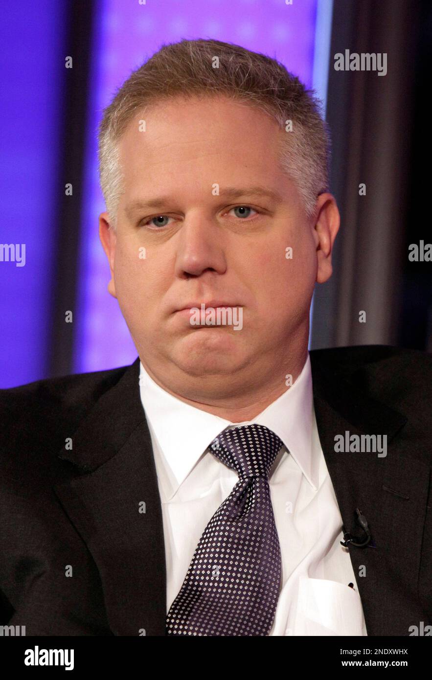 Radio and television personality Glenn Beck appears on the "FOX ...