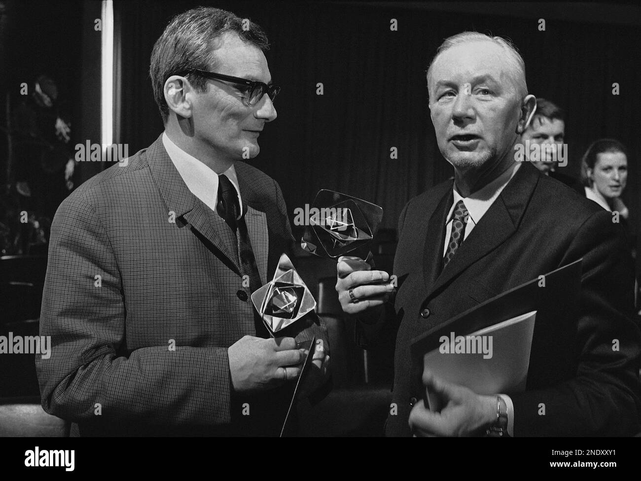 German writer and producer Dieter Waldmann and German director Helmut ...