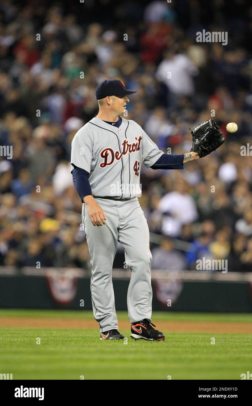 Detroit Tigers pitcher Jeremy Bonderman in action during a baseball ...