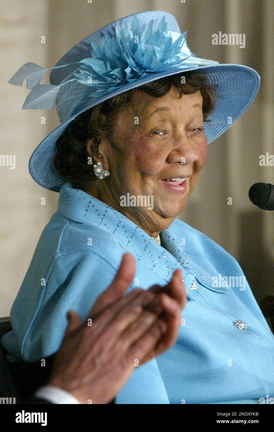 FILE - In this March 24, 2004 file photo, Civil rights advocate Dorothy ...