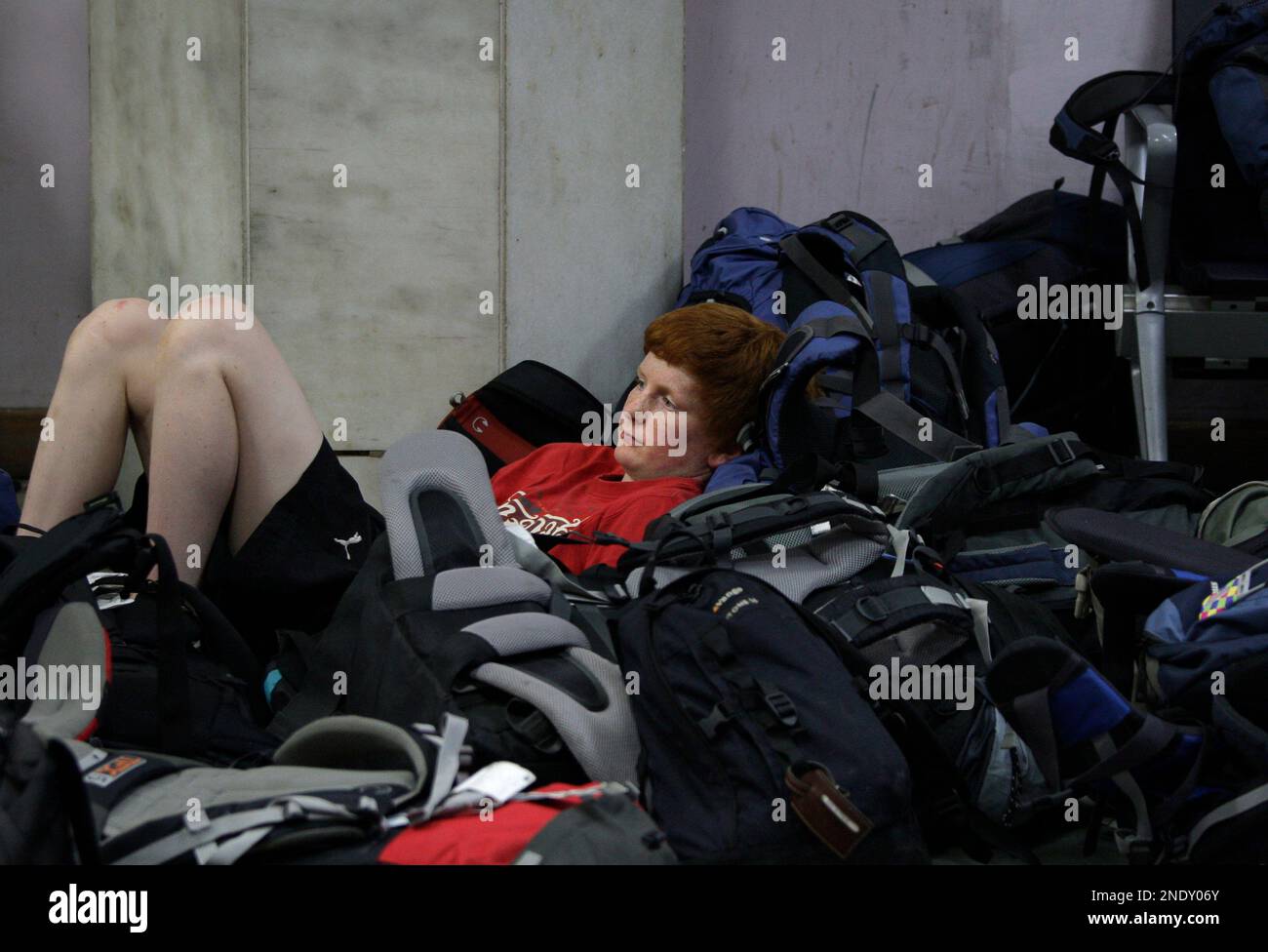 Barney Shekleton from England's Magdalen College School waits for his ...