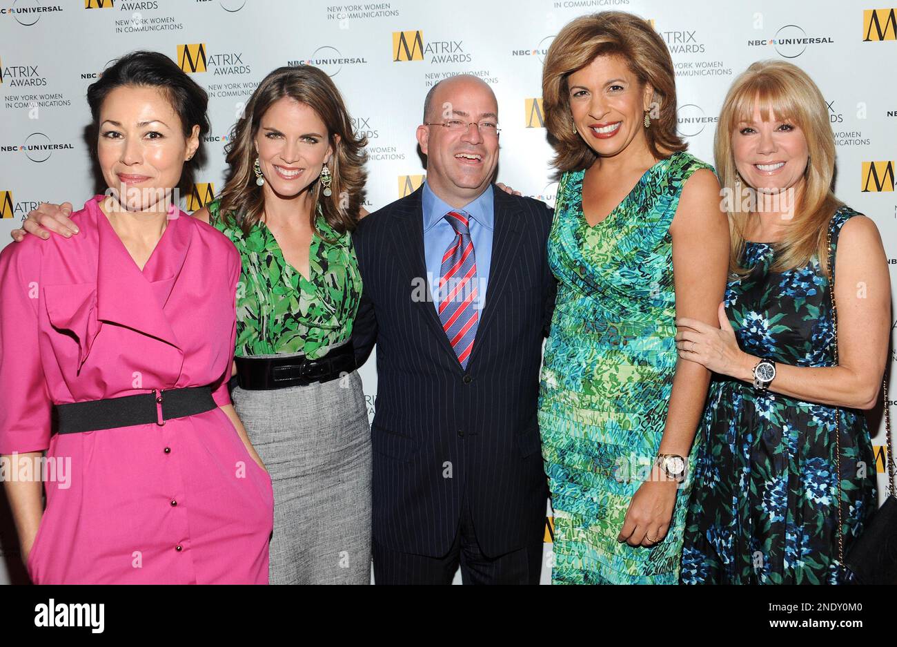 From left, NBC 'Today' co-anchors Ann Curry, Natalie Morales, Hoda Kotb ...