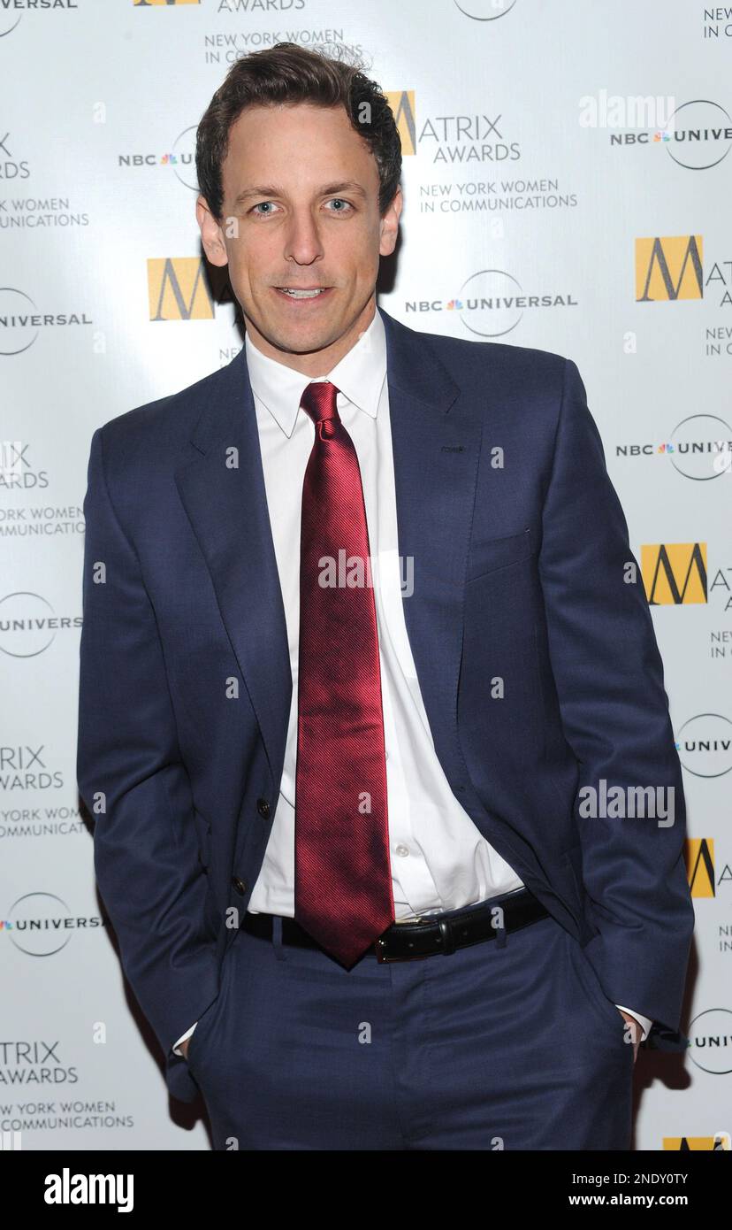 "Saturday Night Live' head writer Seth Meyers attends the 2010 Matrix ...