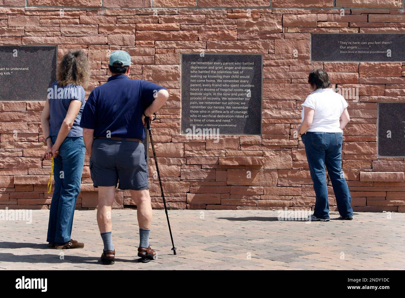 Columbine High School Memorial Wall