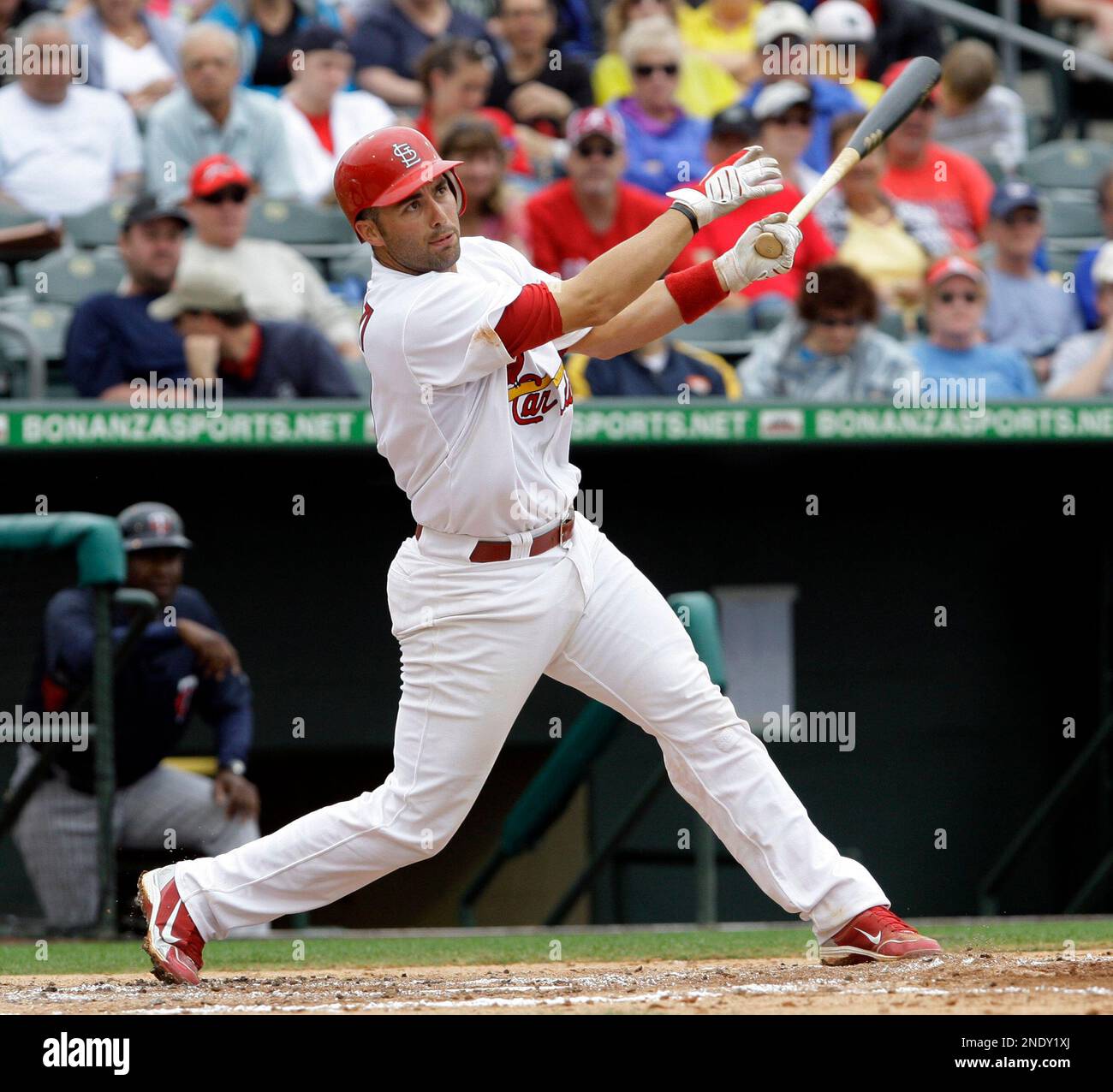 St. Louis Cardinals' Matt Pagnozzi during the spring training baseball ...
