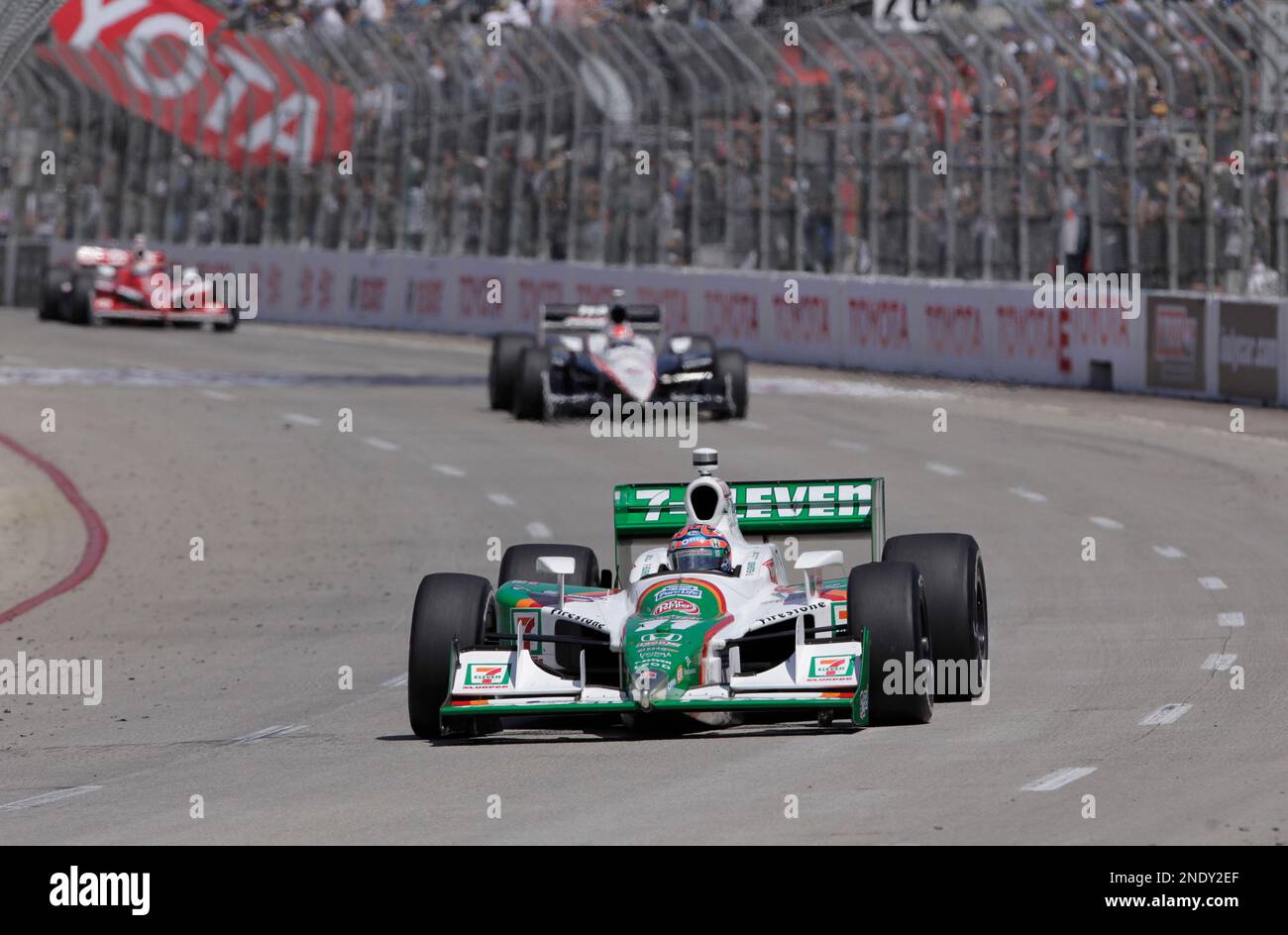 Tony Kanaan during the Toyota Grand Prix of Long Beach auto race in ...