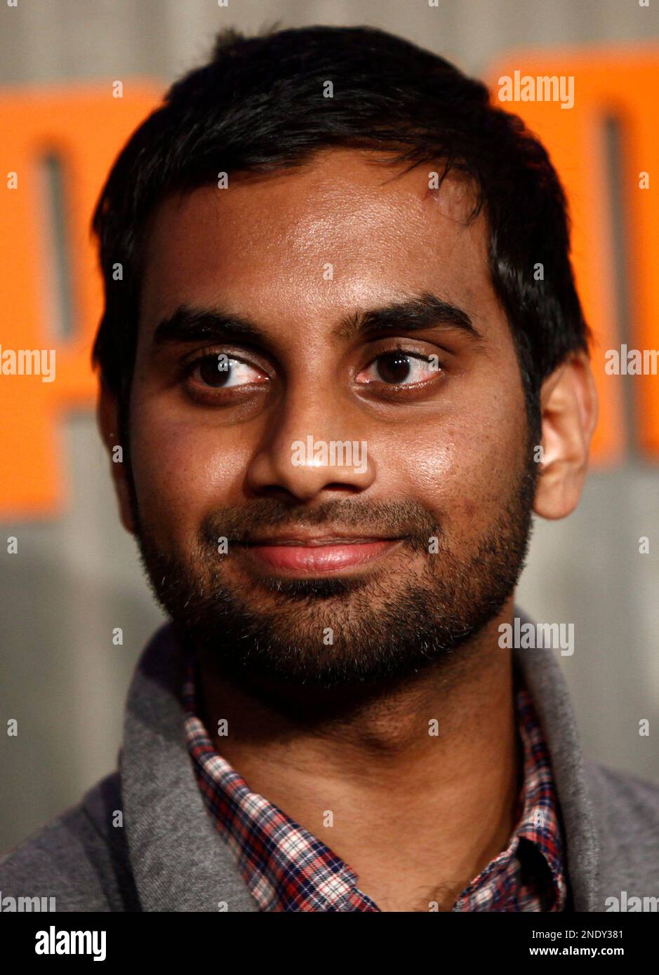 FILE - In this Nov. 11, 2009 file photo, actor Aziz Ansari arrives at ...