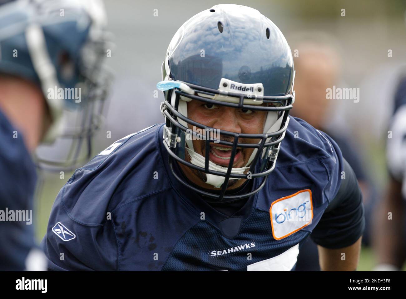 Seattle Seahawks' Sean Locklear during a minicamp workout Thursday ...