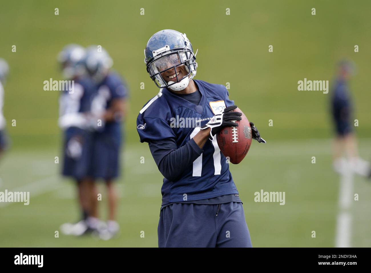 Seattle Seahawks' Deon Butler during a minicamp workout Thursday, April ...