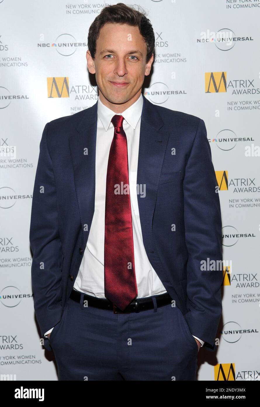 Seth Meyers, "Saturday Night Live" head writer attends the 2010 Matrix ...