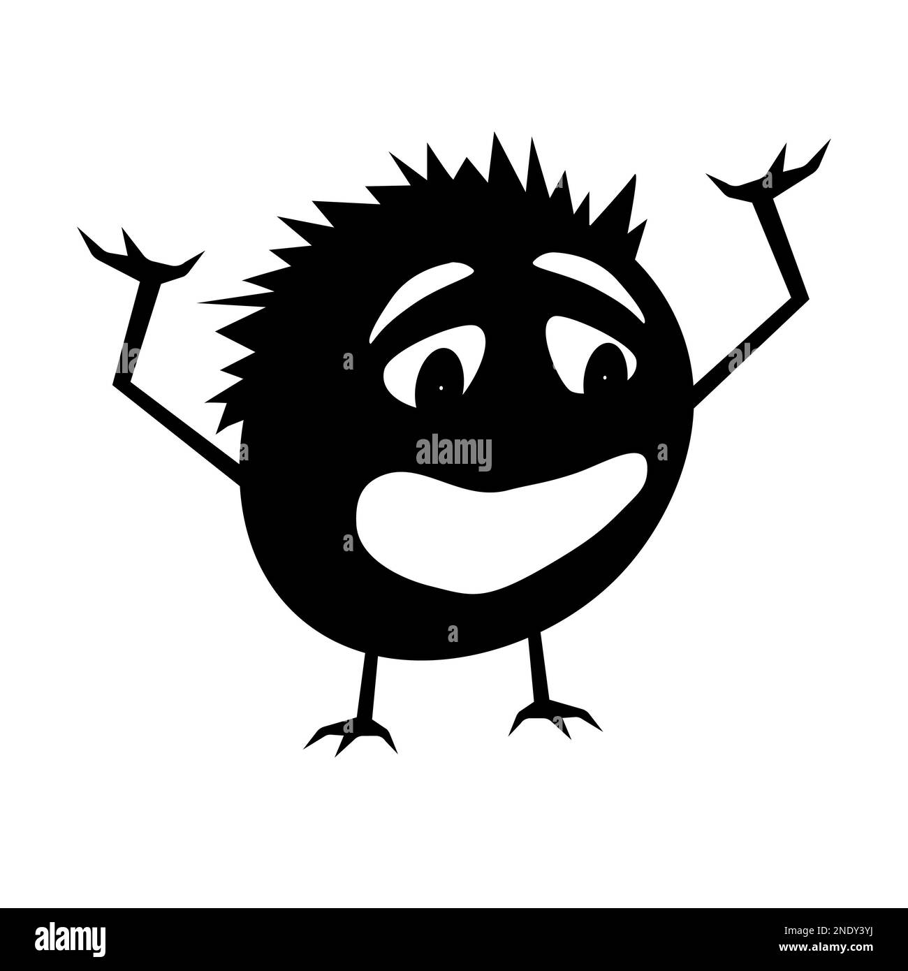 Alien monster arms raised hi-res stock photography and images - Alamy