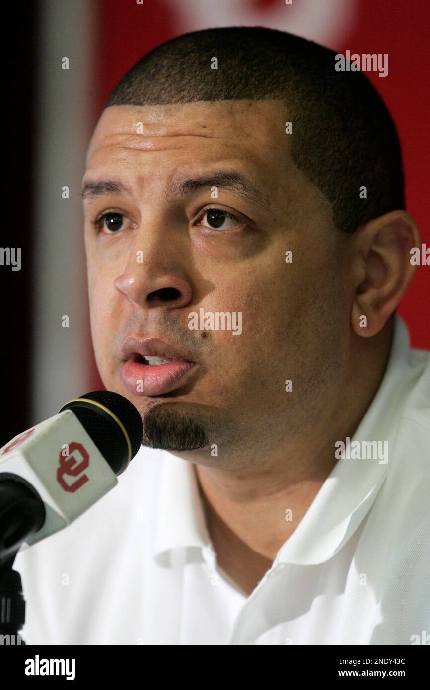 Oklahoma men's head basketball coach Jeff Capel is pictured during a ...