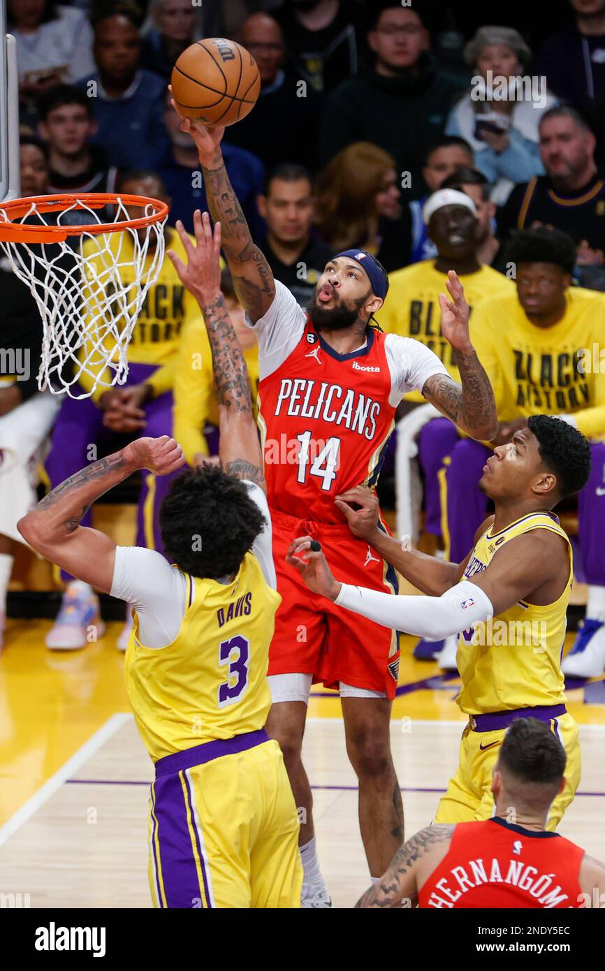 Los Angeles, California, USA. 15th Feb, 2023. New Orleans Pelicans ...