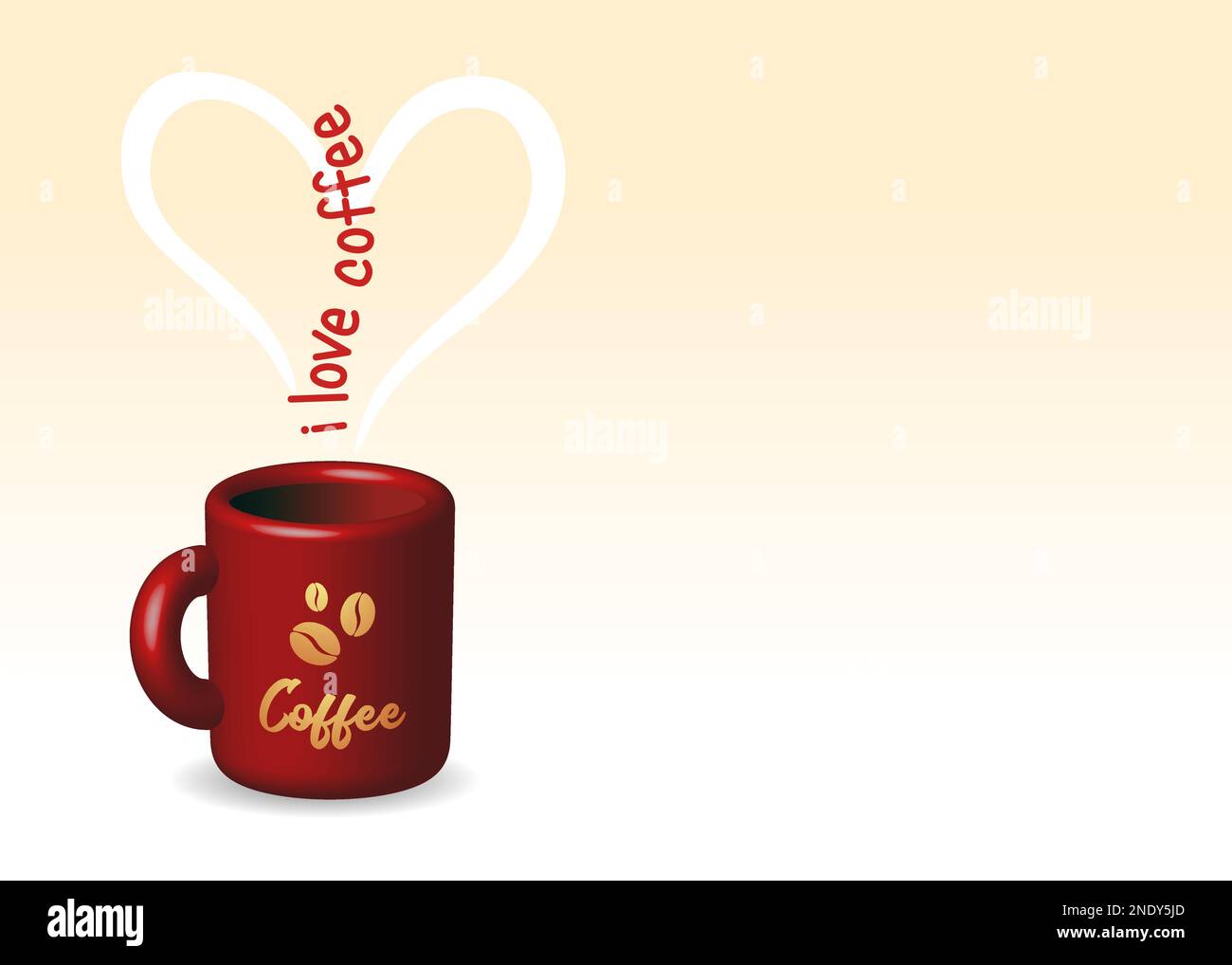 Espresso cup lettering in Stock Vector Images - Alamy