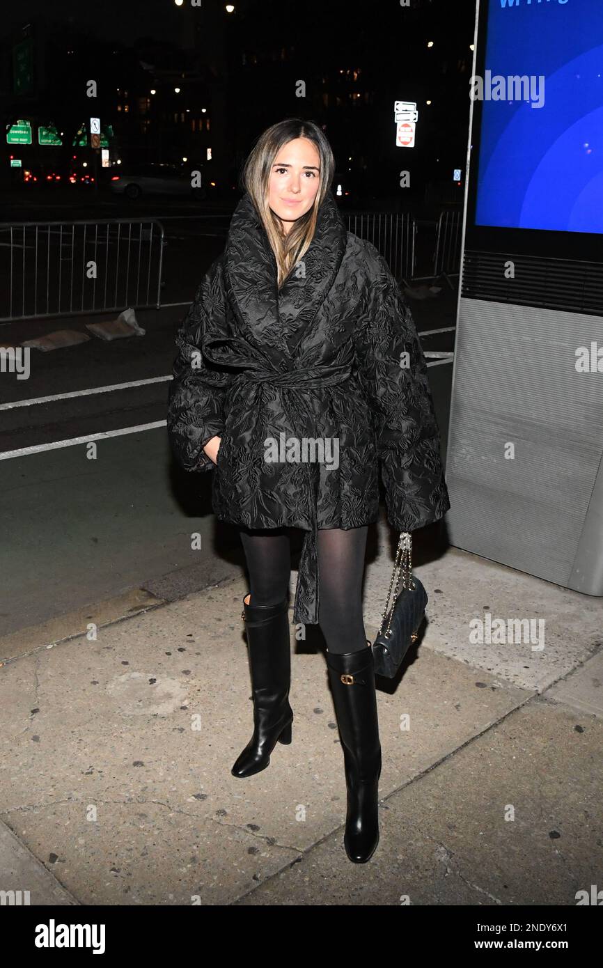 New York, USA. 15th Feb, 2023. Amanda Benisti attends The Blonds AW23 ...