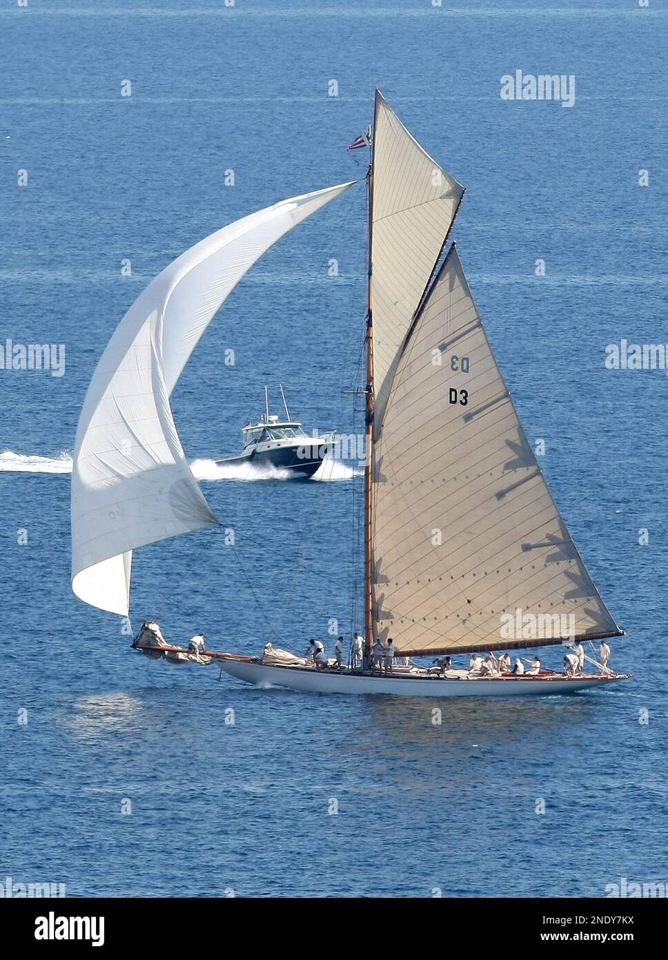 A model of a Tuiga sailing ship designed by William Fife in 1909 and ...