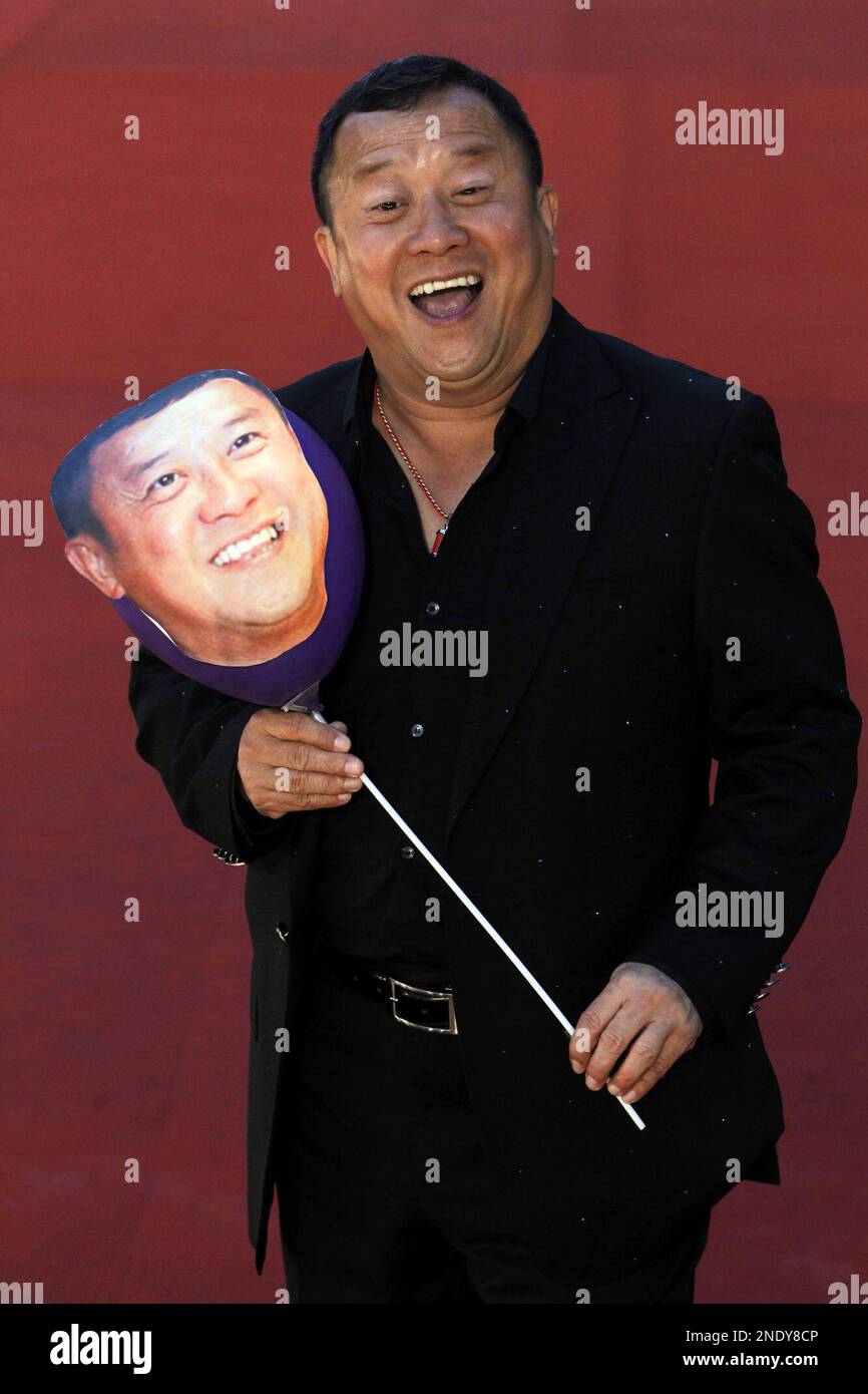 Hong Kong's actor Eric Tsang poses on the red carpet of the Hong Kong ...