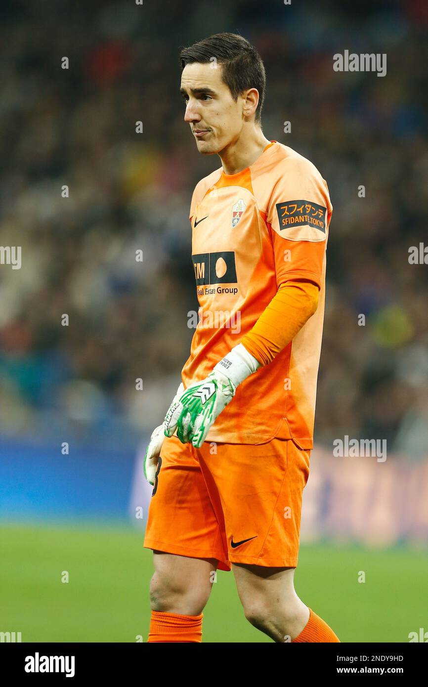 Madrid, Spain. 15th Feb, 2023. Edgar Badia (Elche) Football/Soccer ...