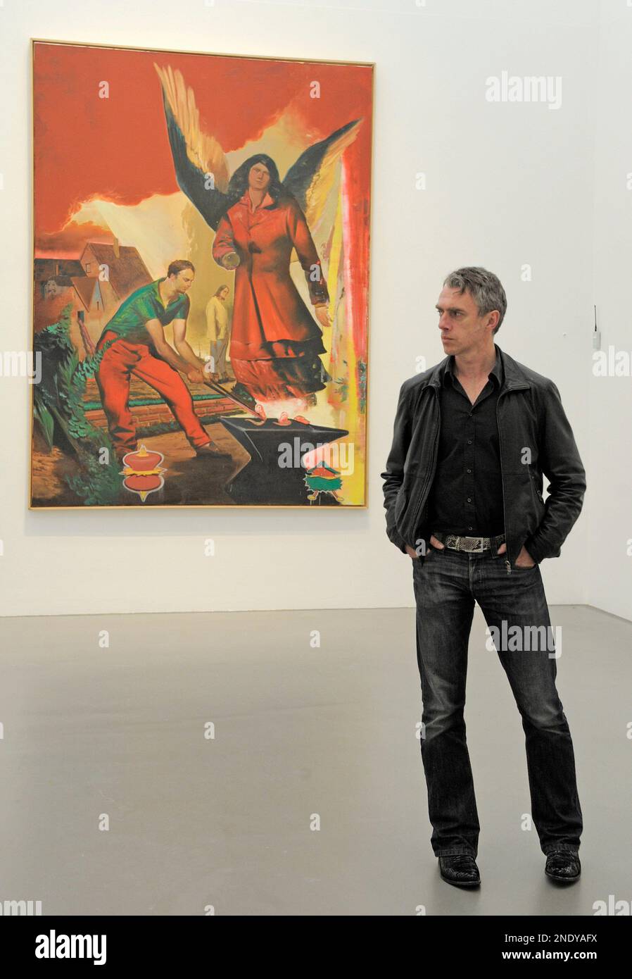 In this picture taken April 15, 2010, German painter Neo Rauch is seen ...