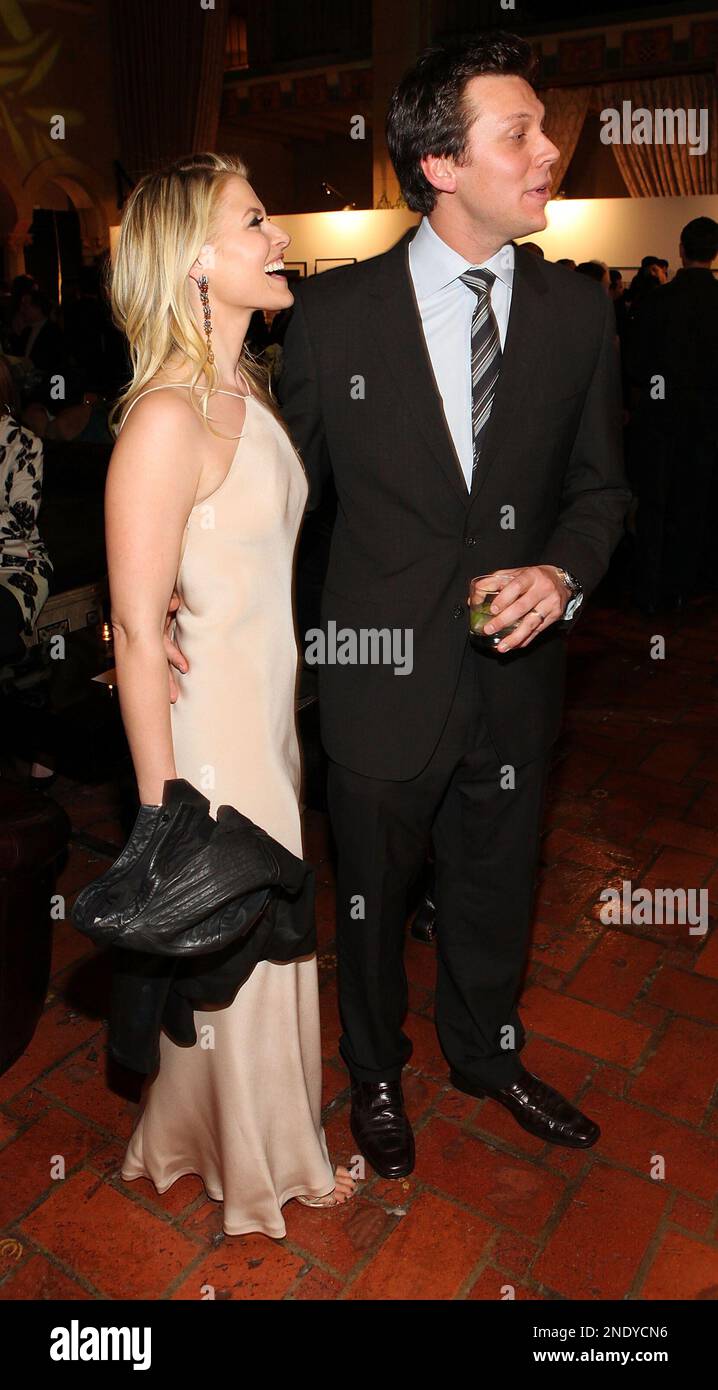 Ali Larter and Hayes MacArthurt attend Friends Without A Border's First ...