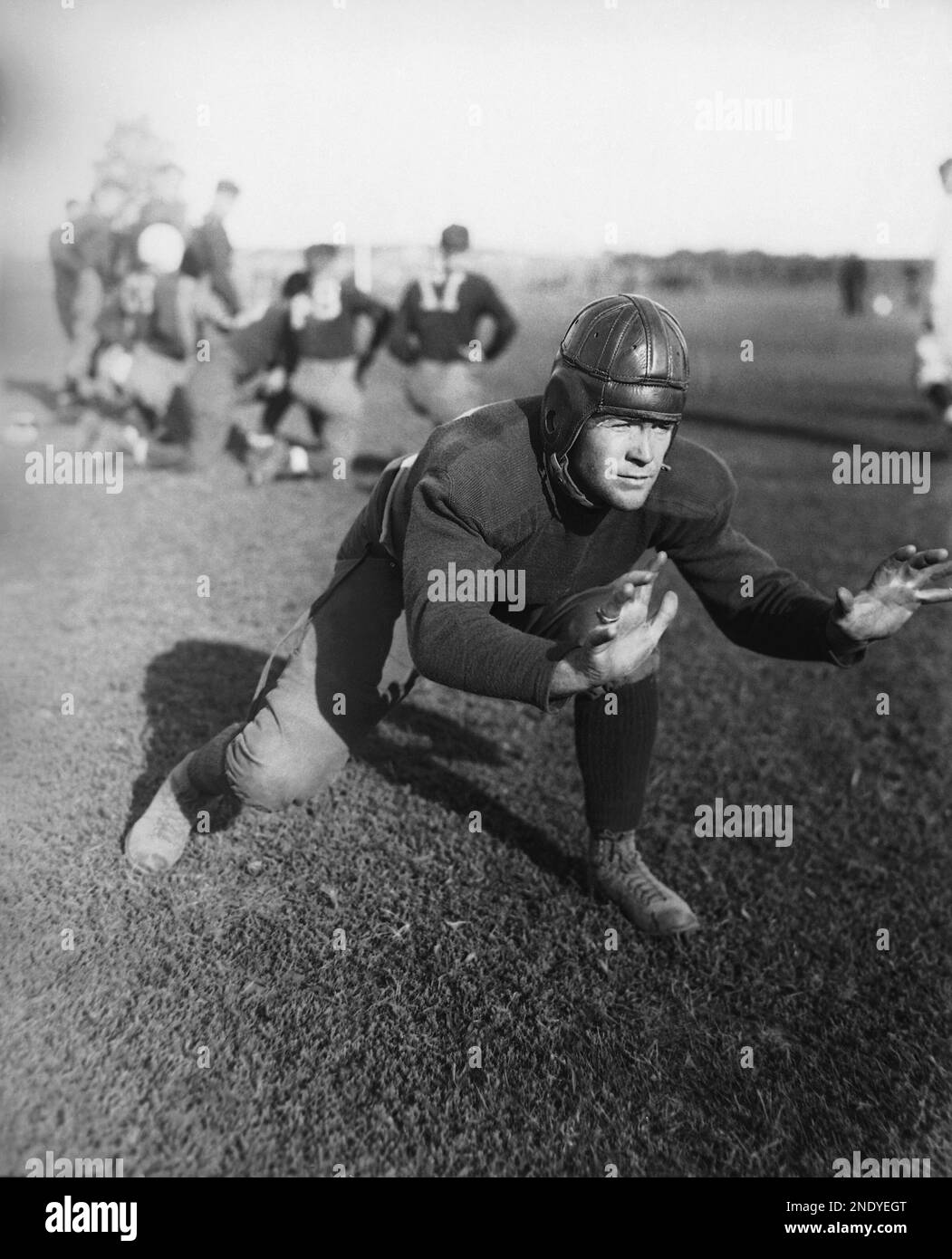 Frank Leahy, player on the Notre Dame football team, is shown 1930. (AP ...