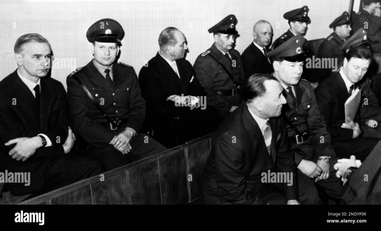 Five former Nazi SS officers accused of taking part in the mass-murder ...