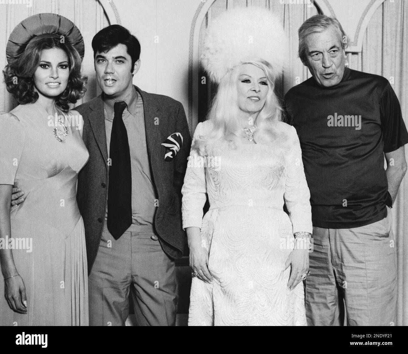 Raquel Welch,who portrays "Myra Breckinridge" in the film of the same ...