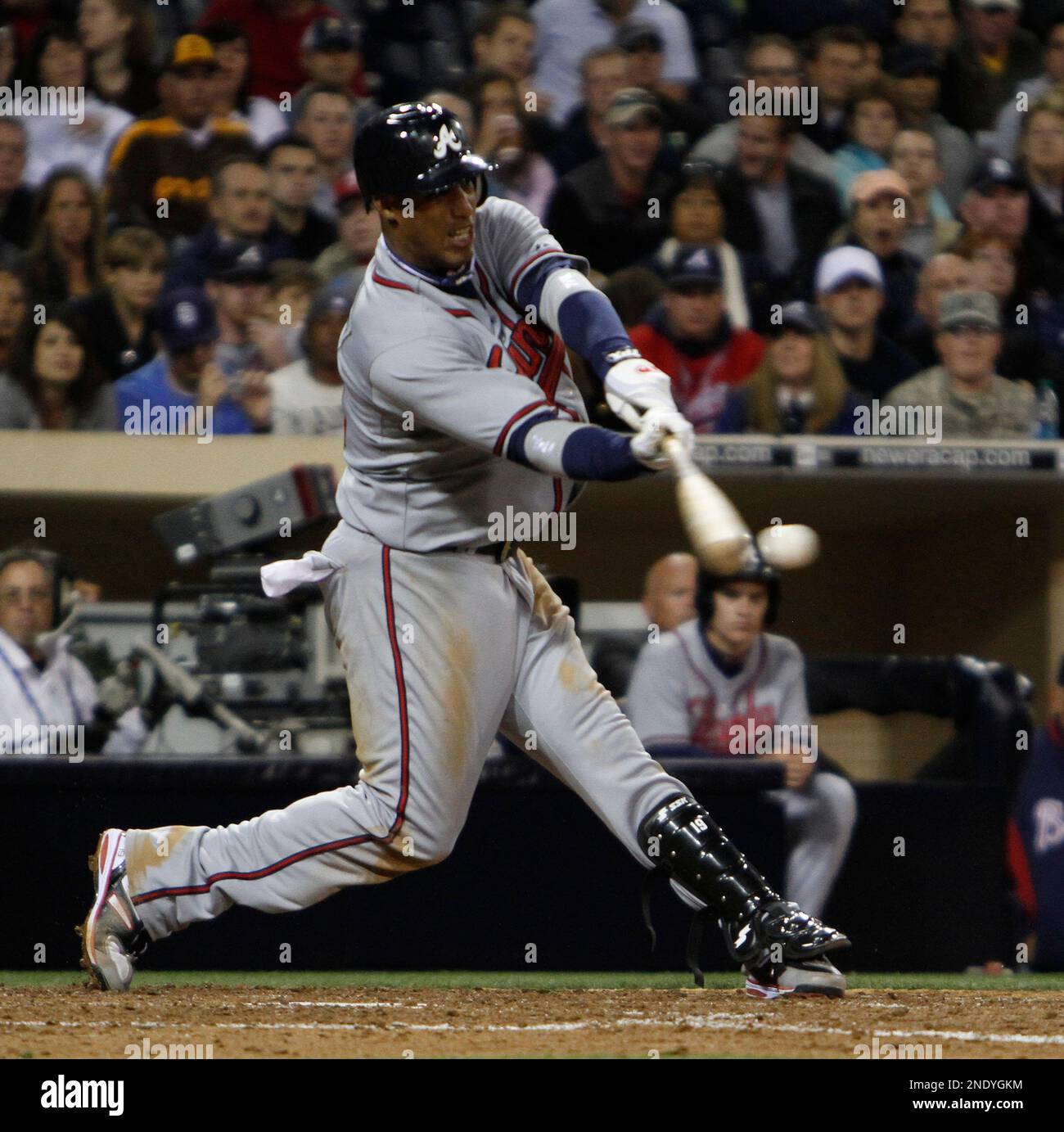 Atlanta Braves' Yunel Escobar in a baseball game Wednesday April 14 ...