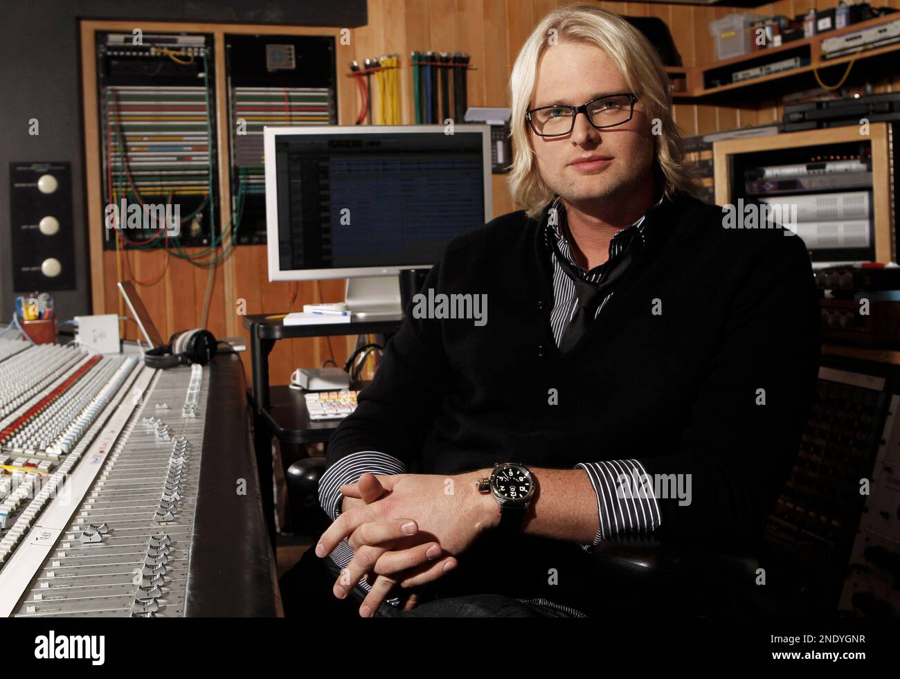 FILE - In this Feb. 5, 2010 file photo, Adam Anders, music producer for ...