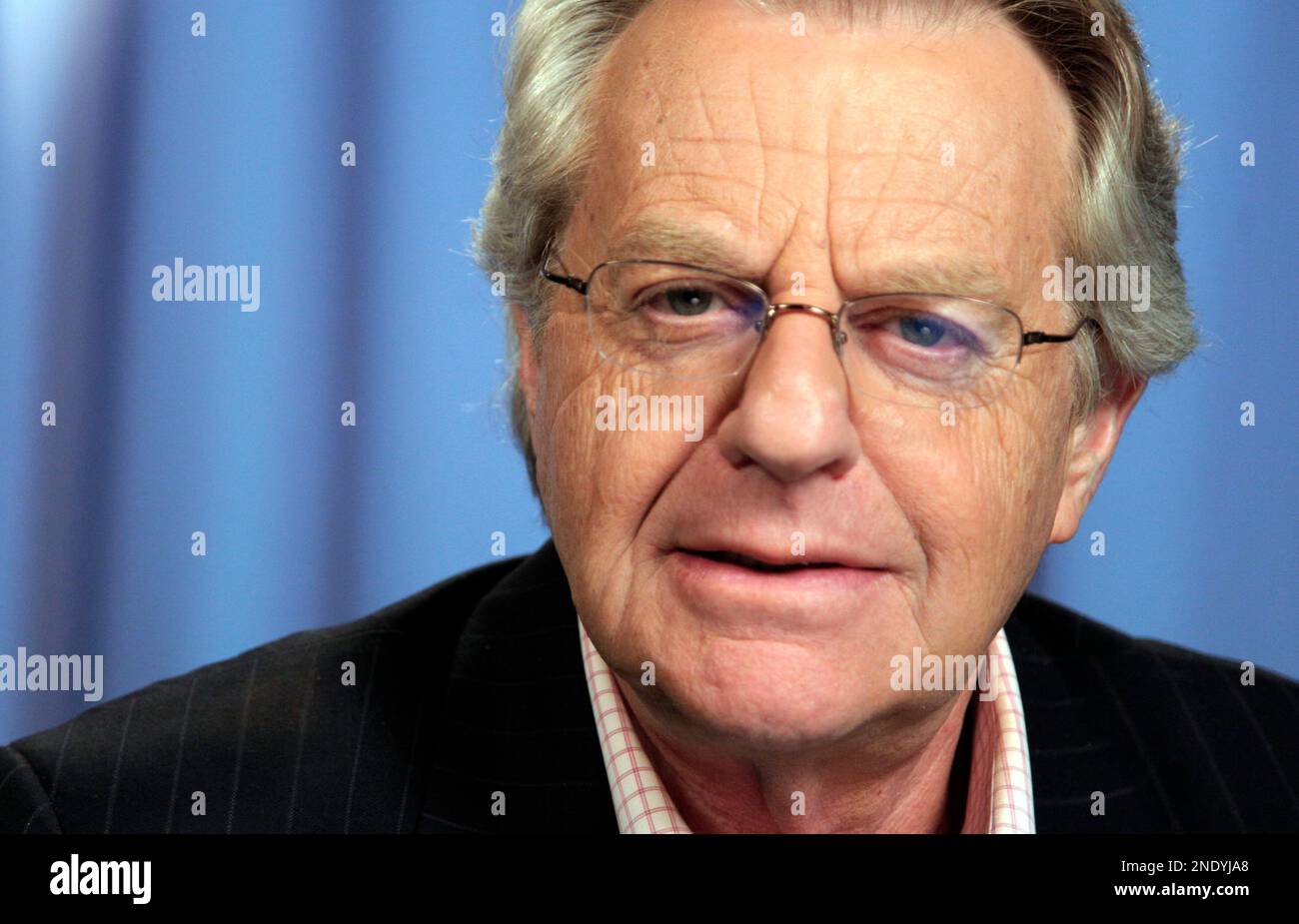 Talk show host Jerry Springer is shown in New York, Thursday, April 15 ...