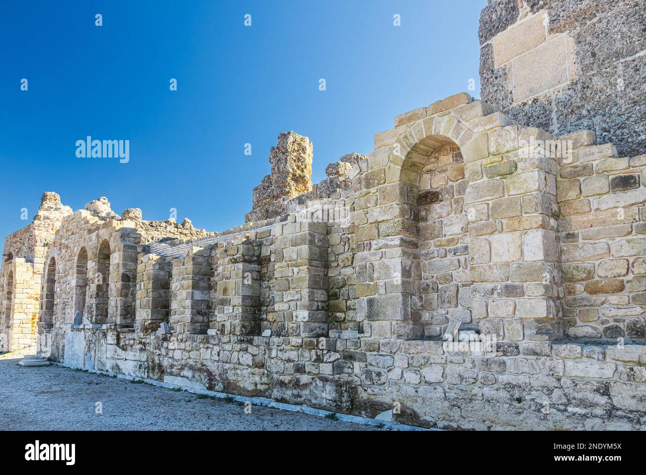 The magnificent Roman building at the ancient city Stock Photo - Alamy