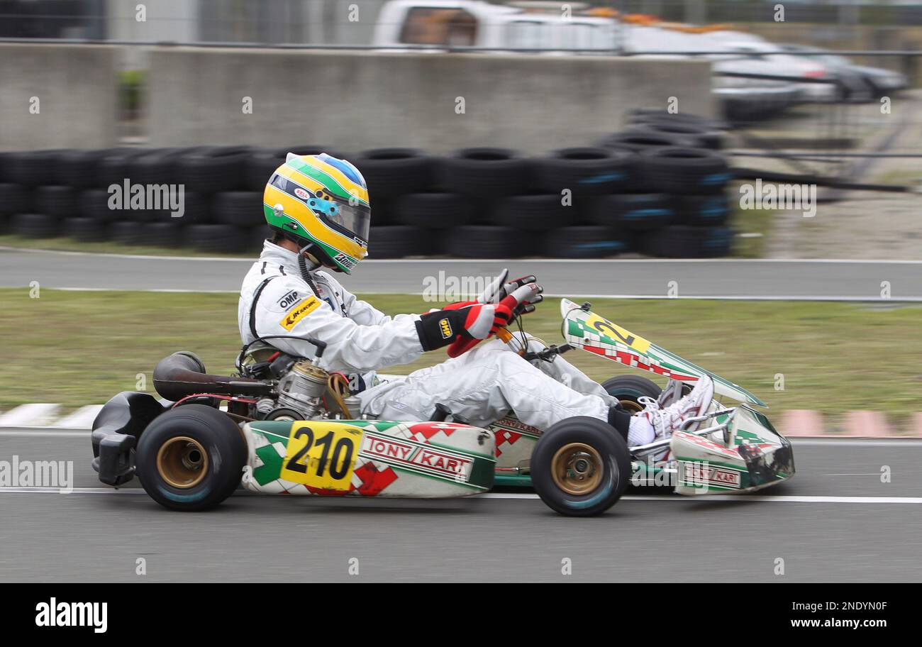 Hispania Racing Team Formula One driver Bruno Senna of Brazil drives a ...