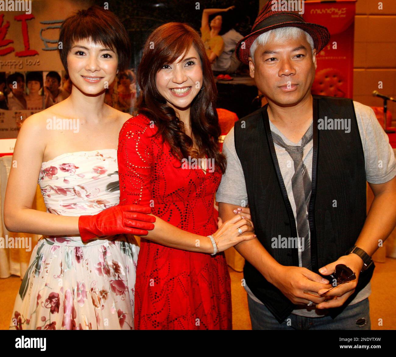 From left, Malaysian actresses Lee Sinje, Angela Chan, and actor Eric ...