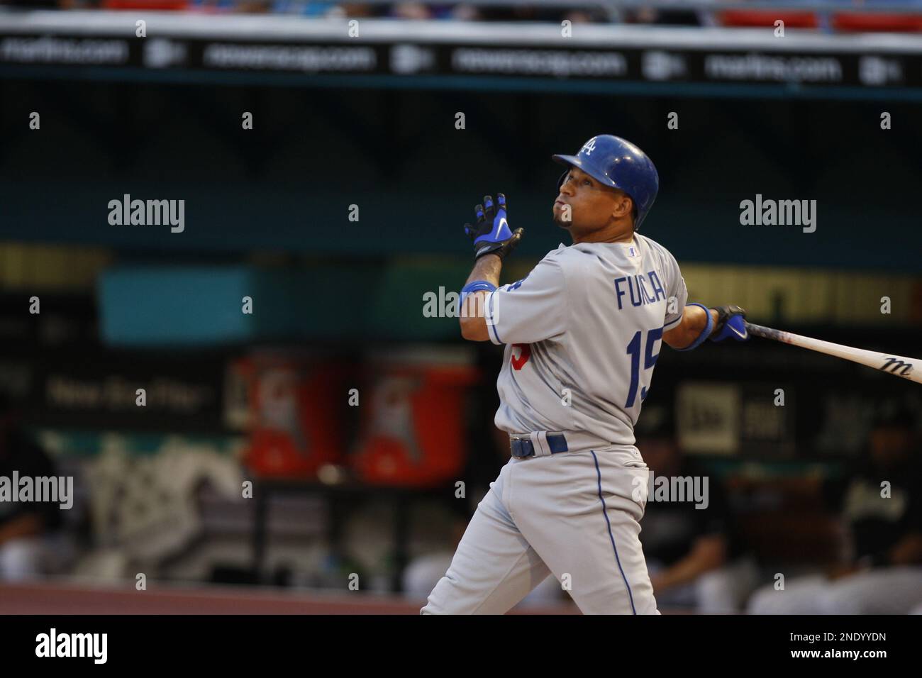Los Angeles Dodgers Rafael Furcal during baseball action in Miami ...