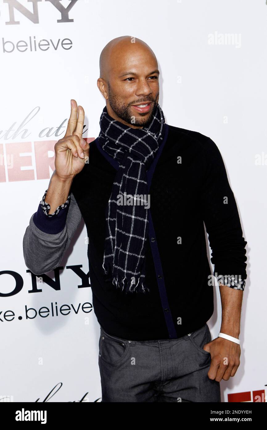 Common arrives at the premiere of "Death at a Funeral" in Los Angeles ...