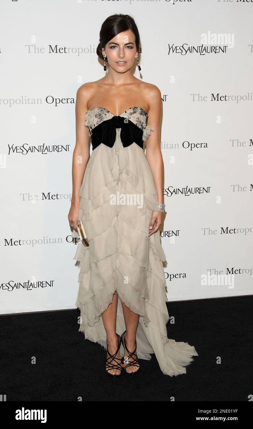 Actress Camilla Belle arrives to the Metropolitan Opera's gala premiere ...