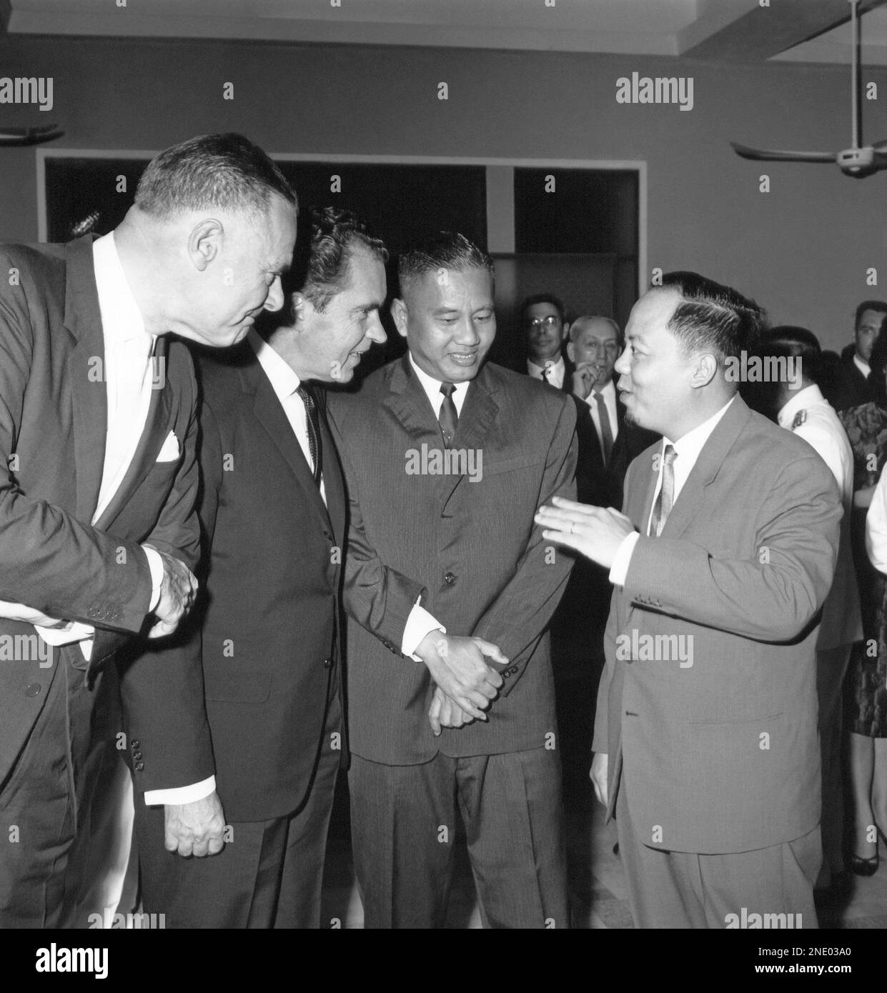 Ambassador Henry Cabot Lodge, former Vice President Richard M. Nixon ...