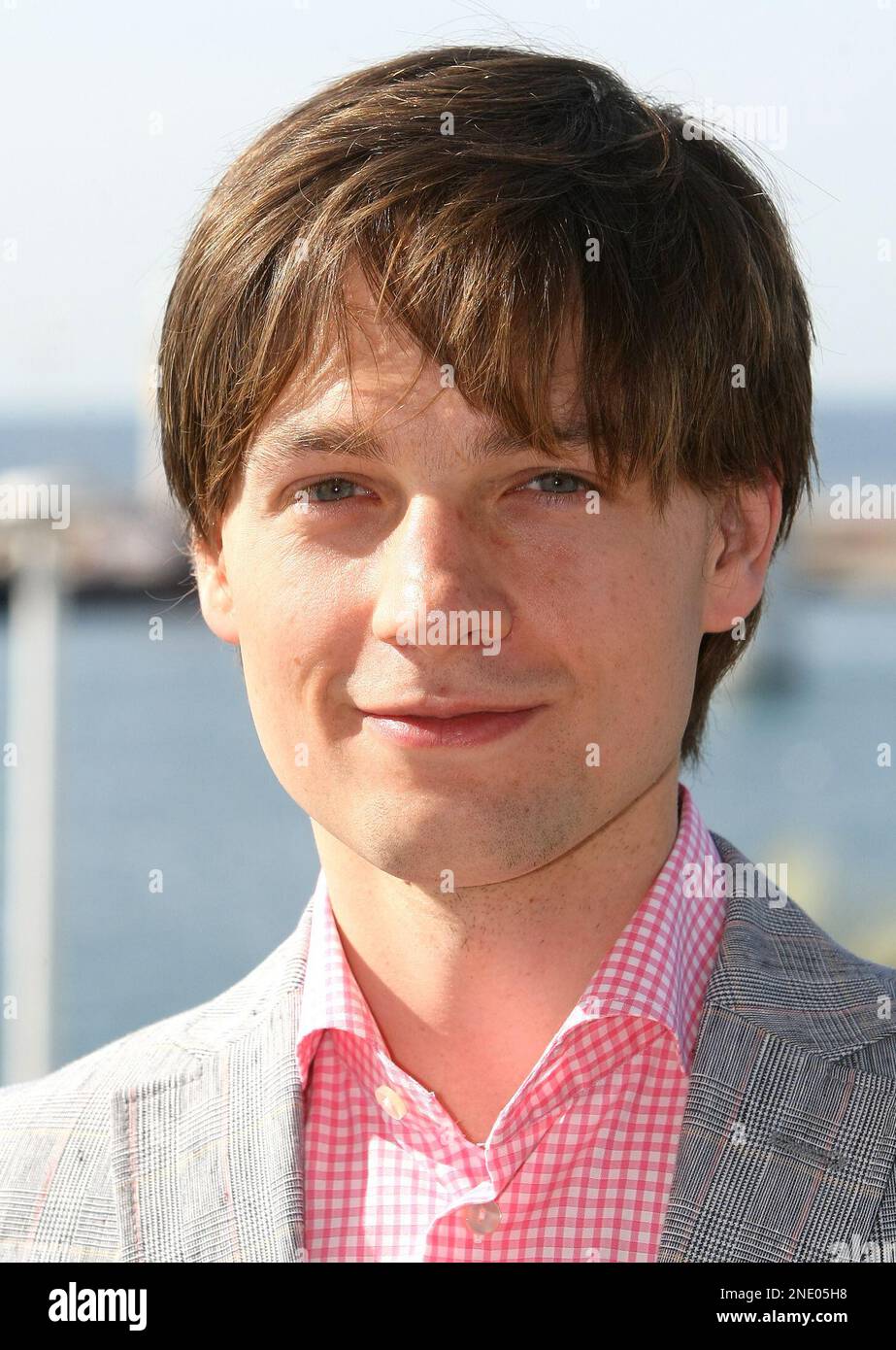 Canadian actor Gregory Smith poses for photographers during the MIPTV ...