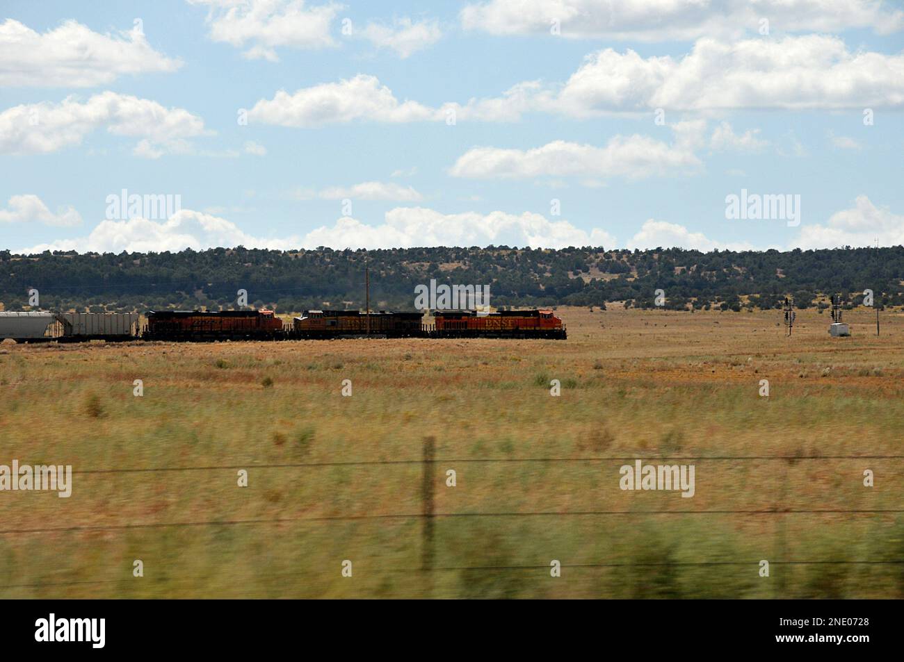 American train track/Historic US route 66 /Arizona/USA / 10.September ...