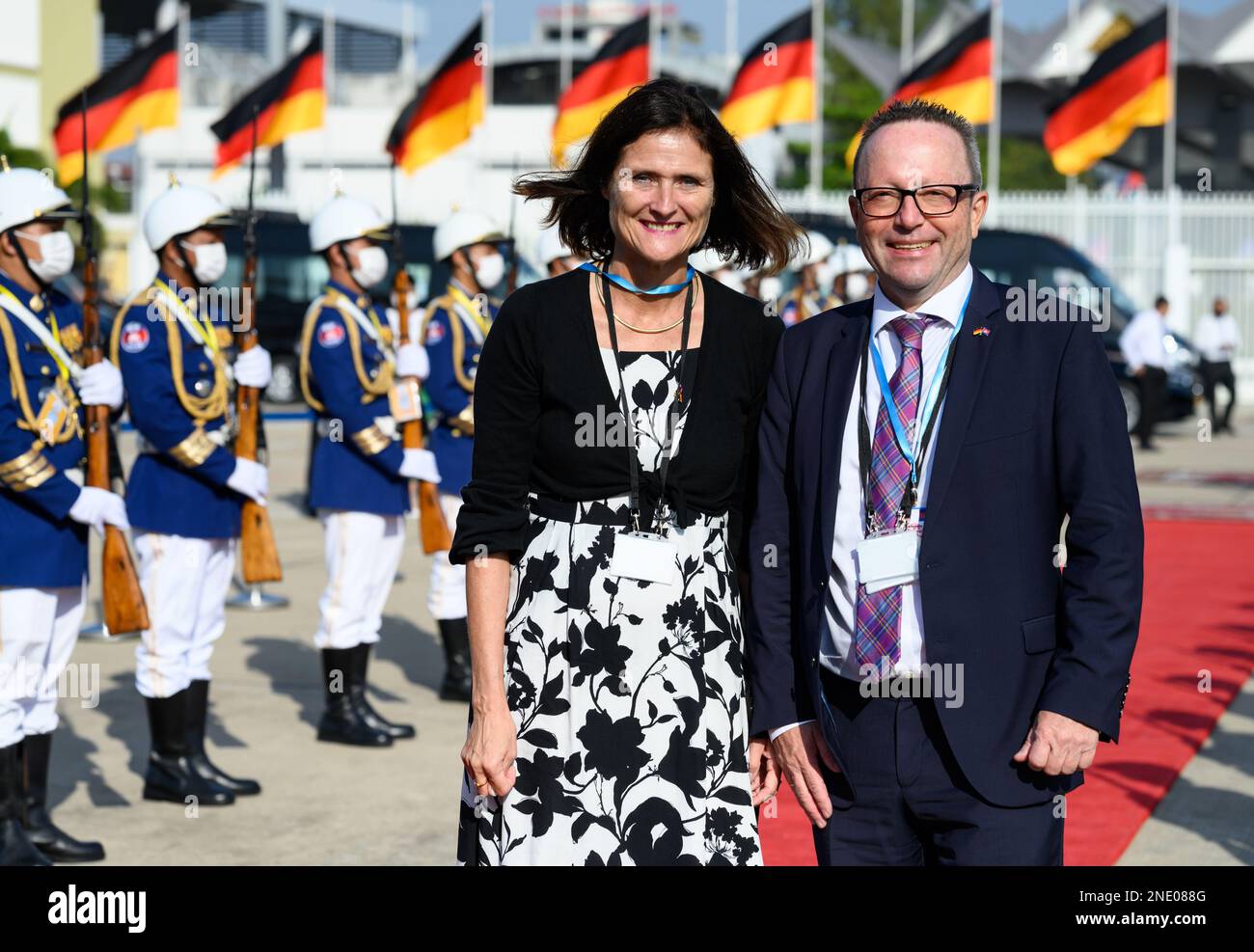 Phnom Penh, Cambodia. 16th Feb, 2023. Stefan Messerer, Ambassador of ...