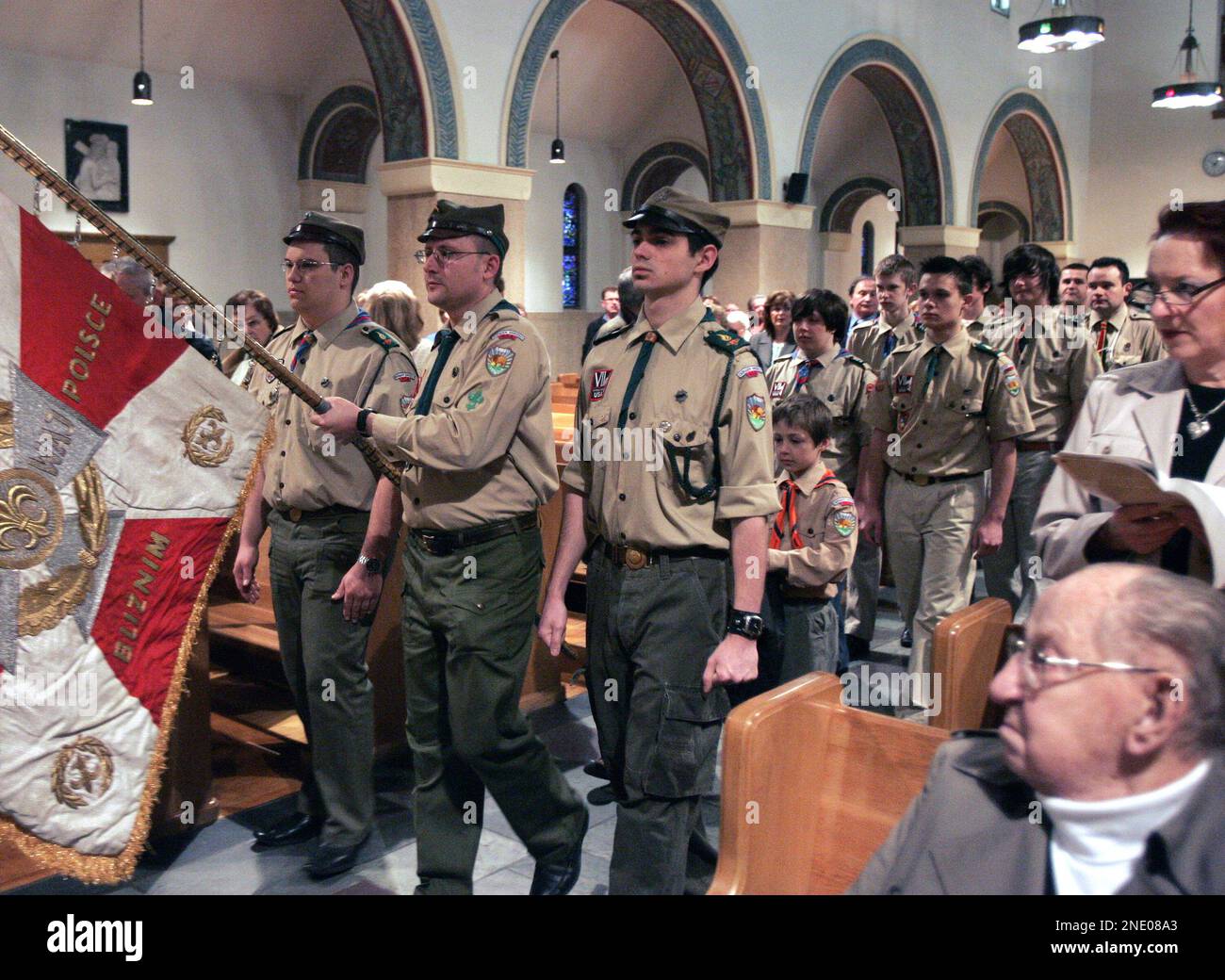 The Kresy Polish Scouting Troop were in attendance at Our Lady Queen of ...