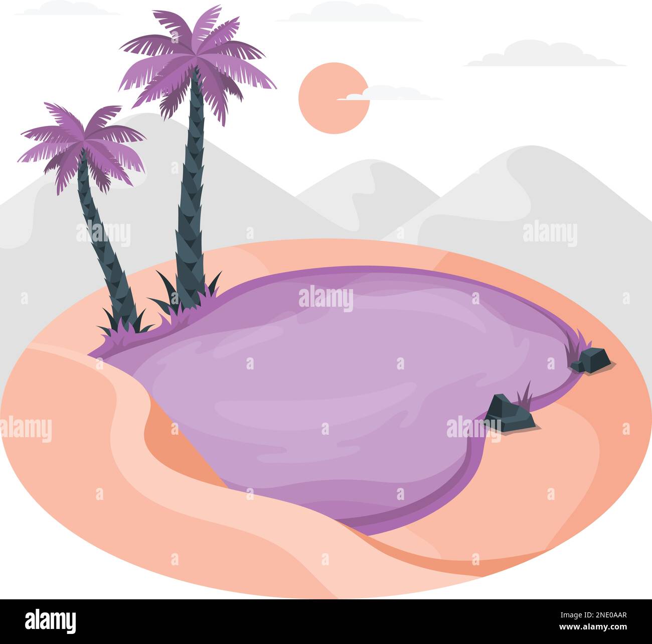 water and tree concept vector illustration Stock Vector Image & Art - Alamy