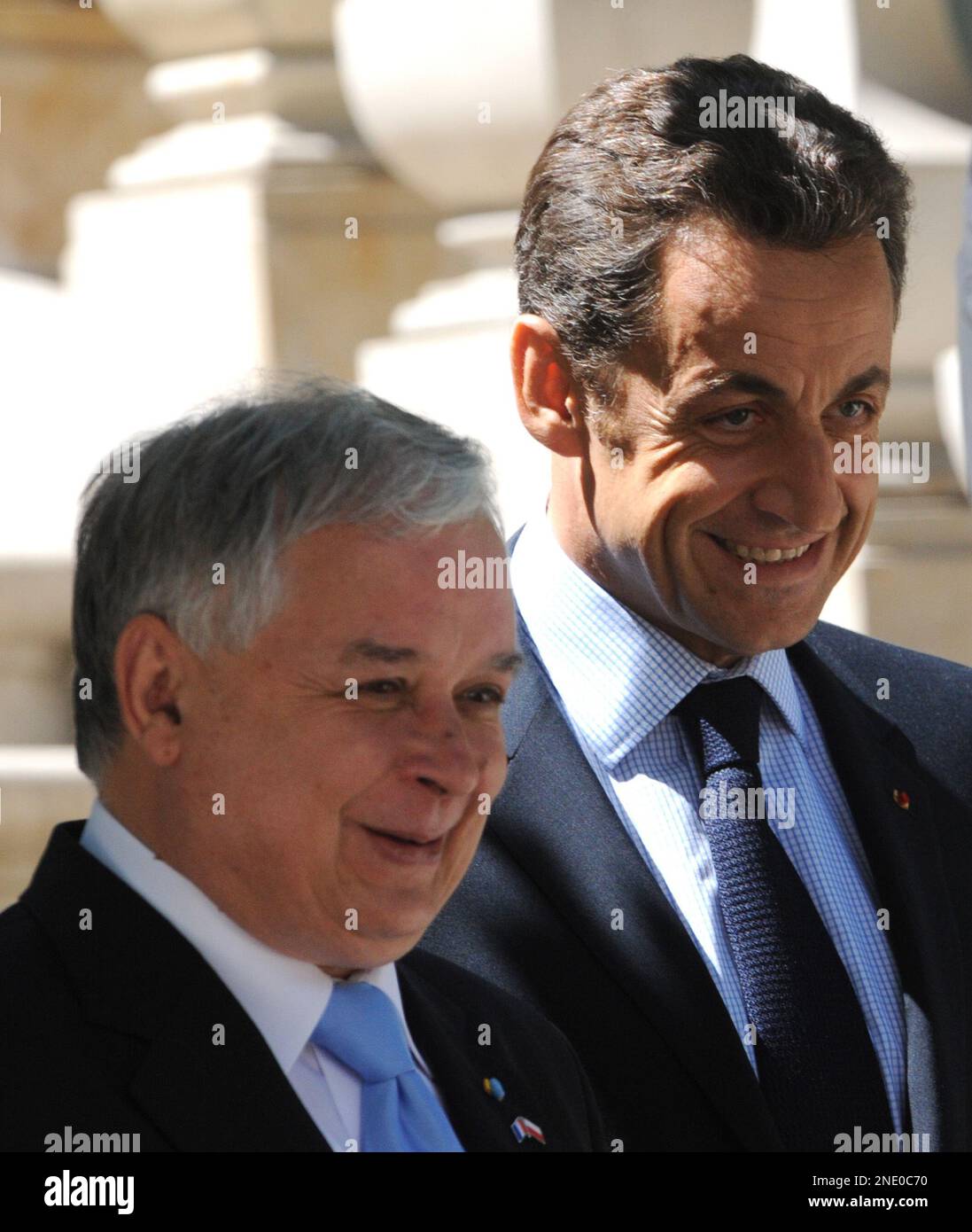 FILE - The May 28, 2008 file photo shows French President Nicolas ...