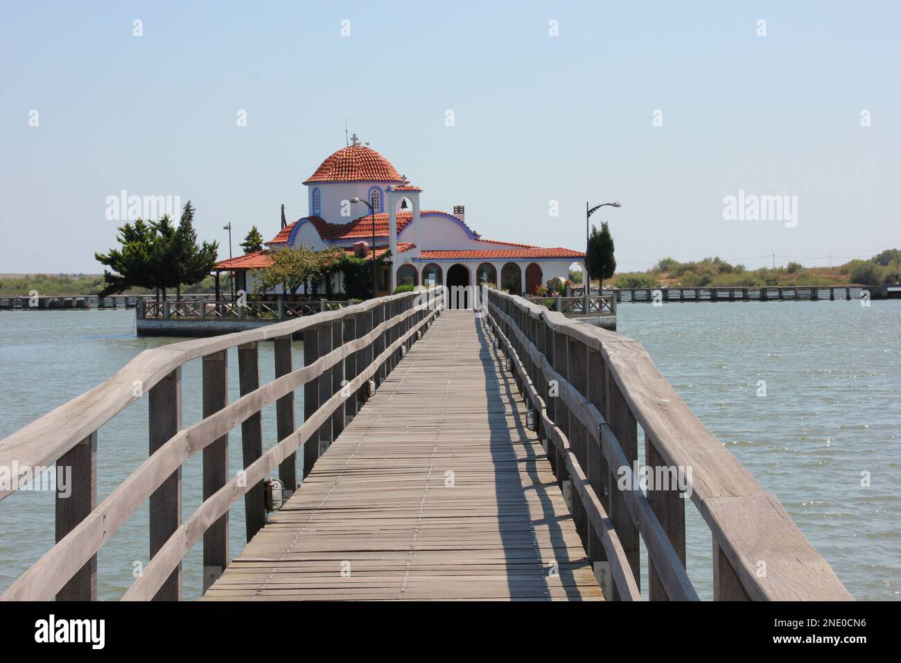 Saint Nicholas Monastery in Porto Lagos, Evros Thraki Greece Stock ...