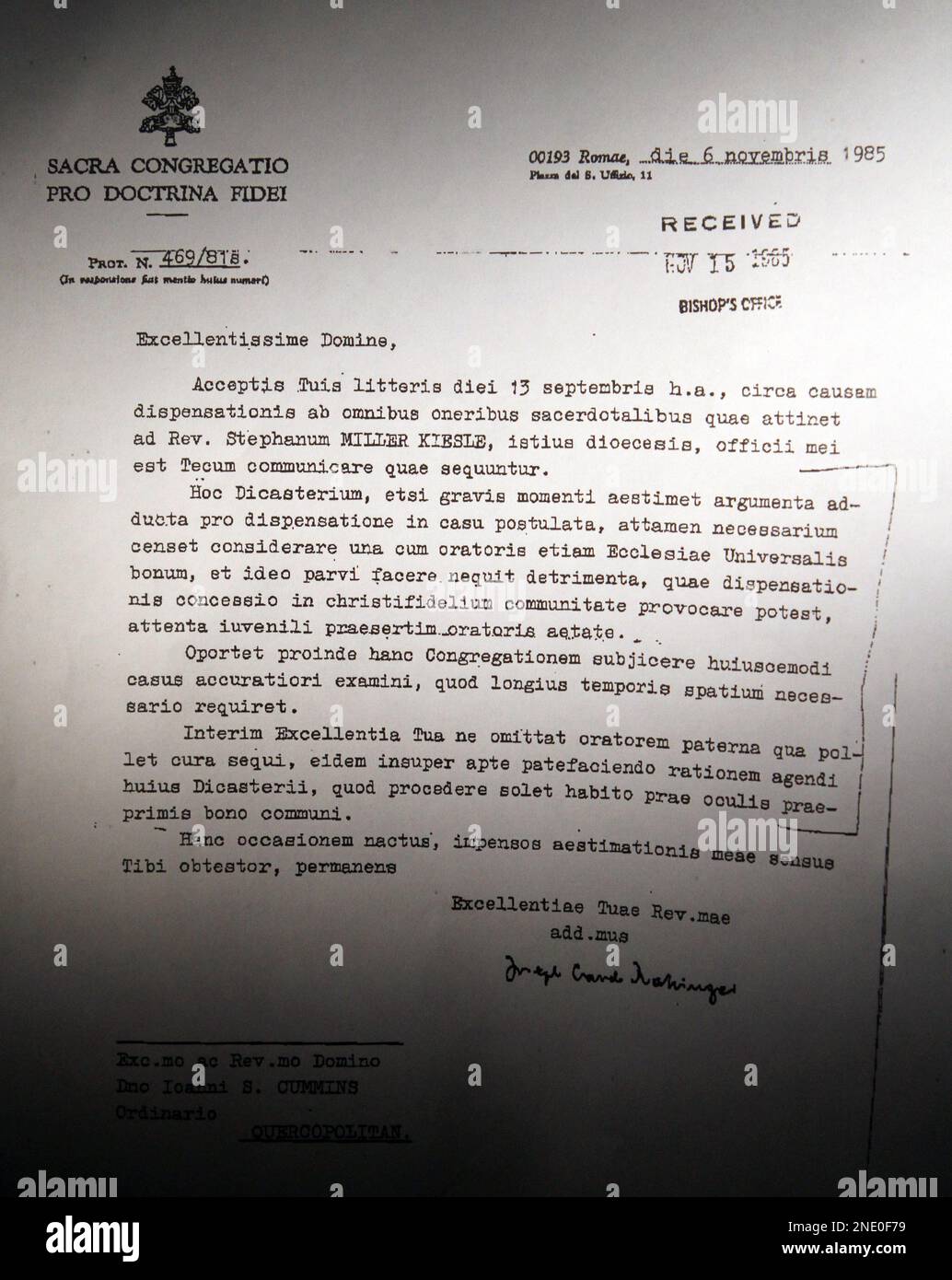 Joseph ratzinger priest hi-res stock photography and images - Alamy