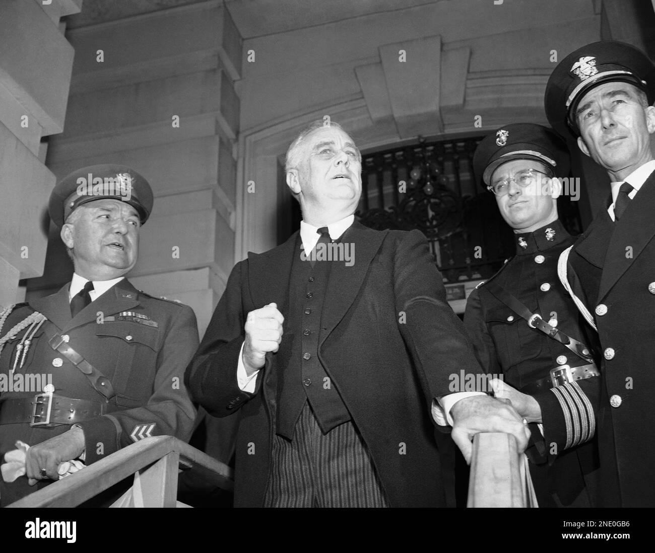 As President Franklin Roosevelt journeyed from the White House in ...