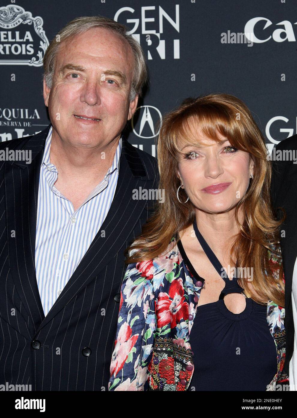 Actress Jane Seymour and director James Keach arrive to the premiere of ...