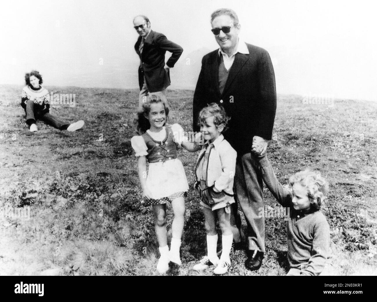 Presidential Advisor Henry Kissinger poses with his and his brother?s ...