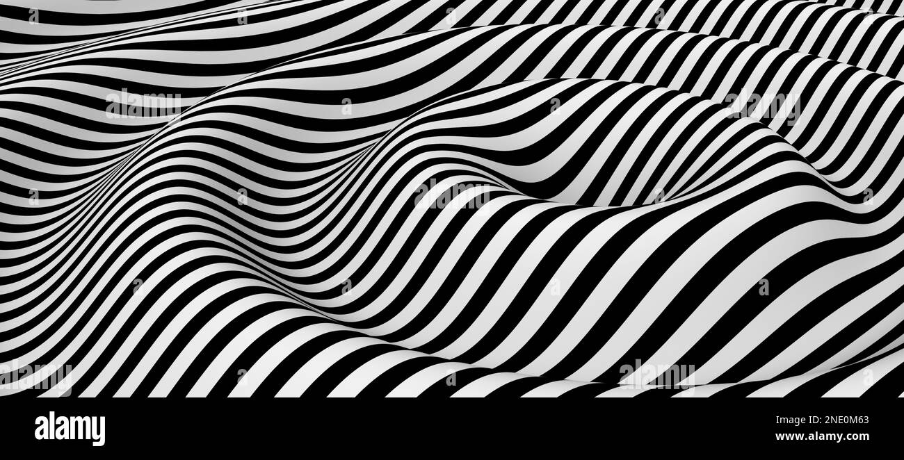 An illustration of black and white curve lines in motion perfect for ...